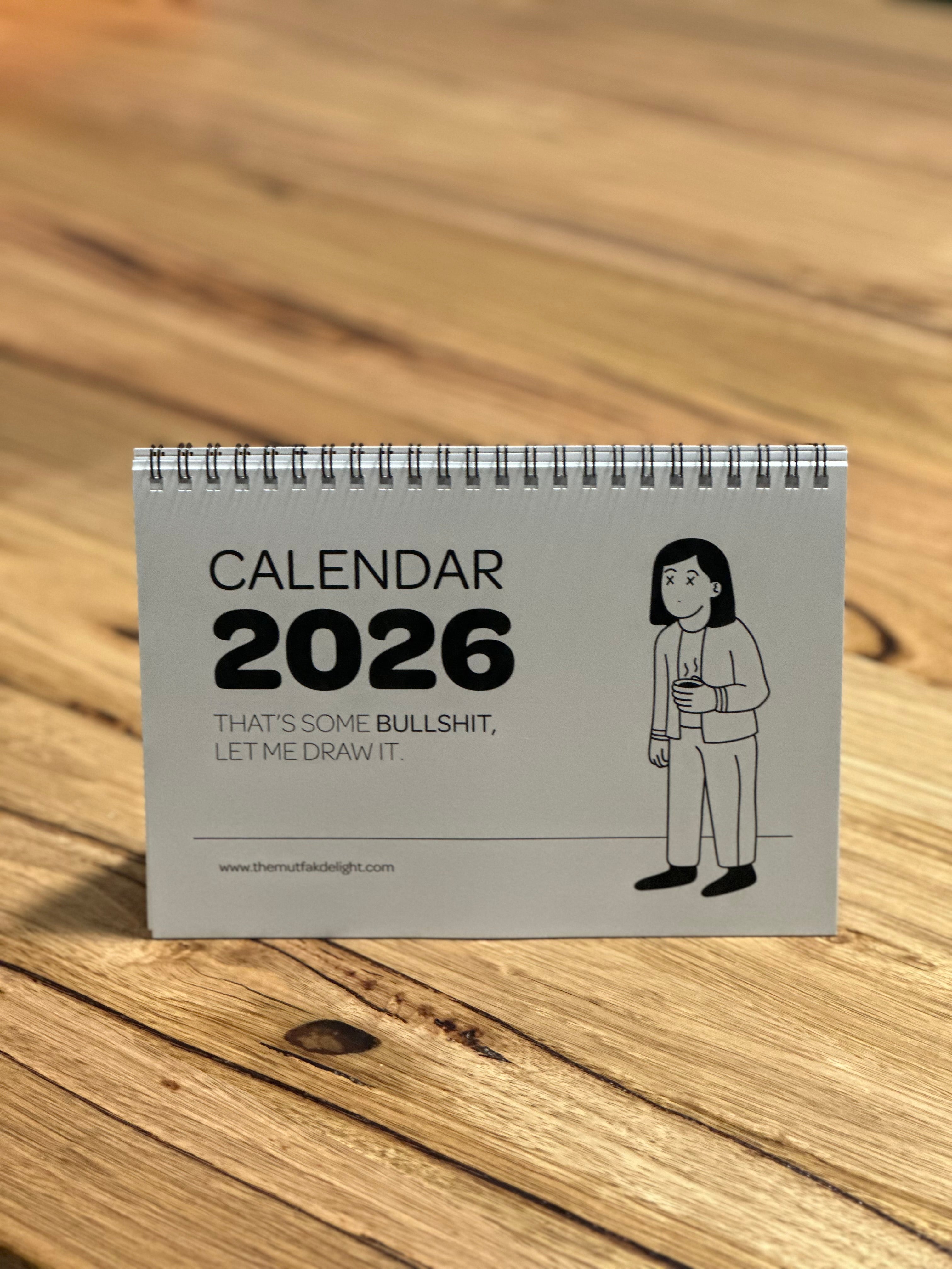 2026 Desk Calendar – Penlan Street Co